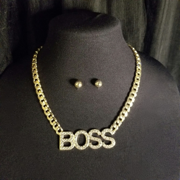 Jennifer & Co. | Jewelry | Jennifer Co Boss Pendant Necklace | Poshmark